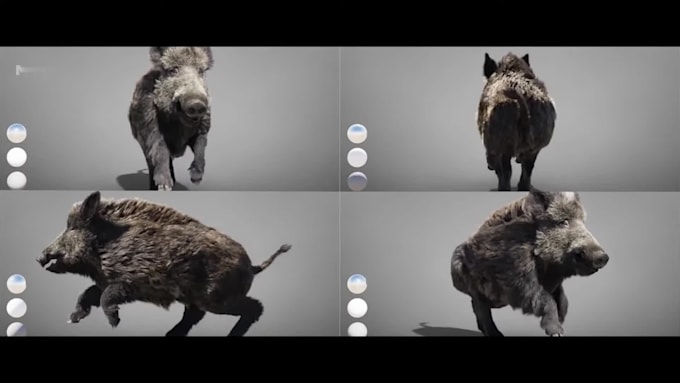 3d animal animation, animal rigging, fur, xgen 3d animal modeling by ...
