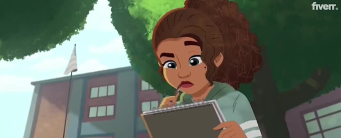 2d short film, 2d short film, frame by frame, intro outro, 2d cartoon ...