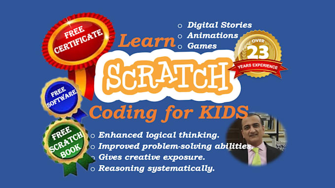 Teach creative scratch coding to kids by Aridian1347 | Fiverr