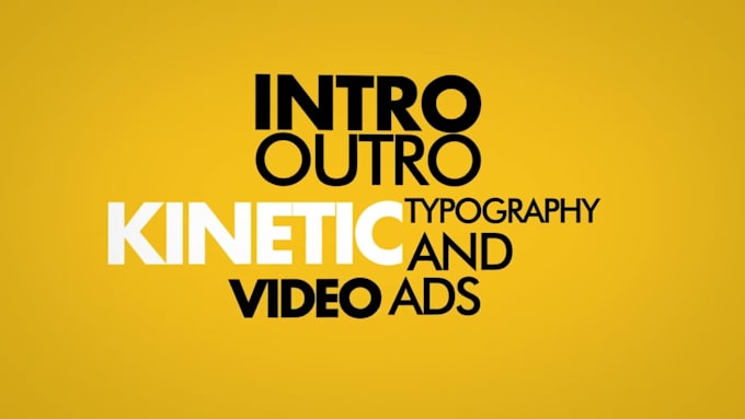 Create professional kinetic typography and animated text videos by Animated_giphy | Fiverr