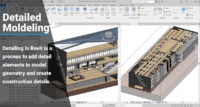 Do auto cad to revit, floor plan 2d to 3d by Prateekmahapatr | Fiverr