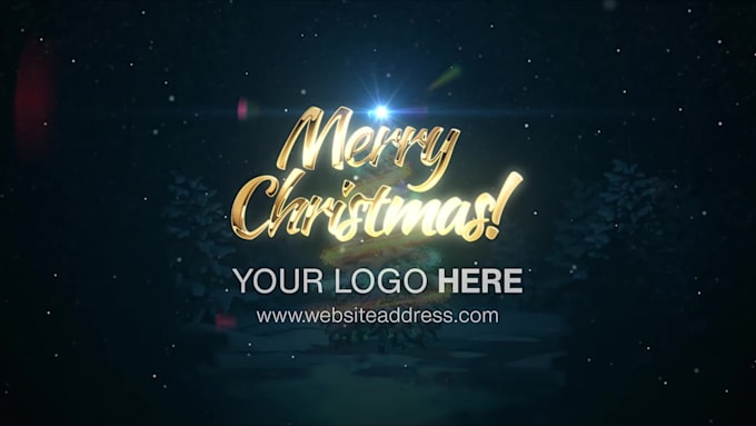 Create a magical christmas tree video intro by Vioricamacari | Fiverr