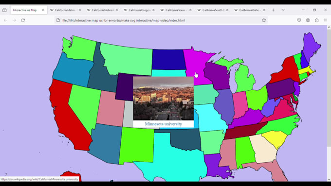 Interactive svg map wordpress php js us vector map world map by Robin199711 | Fiverr