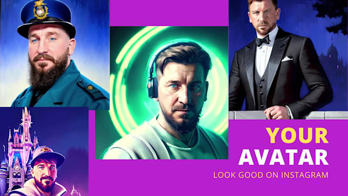 Make 90 beautiful ai avatars from your photo by Jemboo | Fiverr