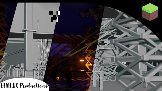 Model and rig your minecraft asset by Ghalux_p | Fiverr