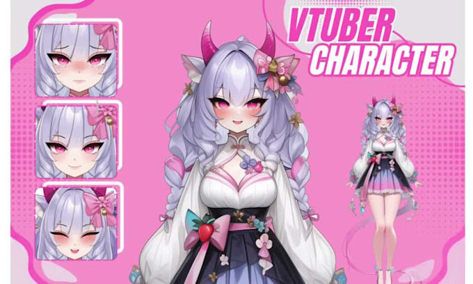 Rig and animate your vtuber, live2d models high quality for vtube stuido streams by ...