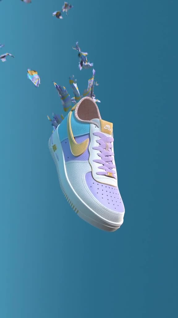 Render 3d shoe design, 3d shoe animation, sneakers design, footwears ...