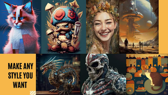 Make high quality concept art with ai by Quynie1 | Fiverr