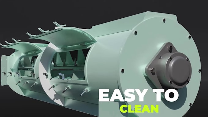 Create 3d industrial animation 3d technical animation 3d manufacturing ...