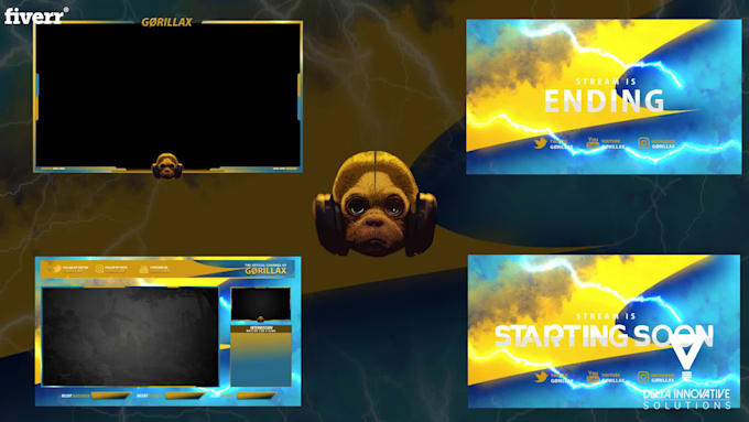 Design custom animated twitch overlays, screens, emotes and alerts by ...