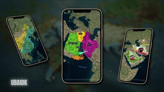 Create an engaging animated map video by Ubaidk12 | Fiverr