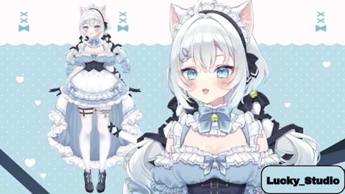 Create and rig pro 2d vtuber character, live 2d model, vtuber rigging ...