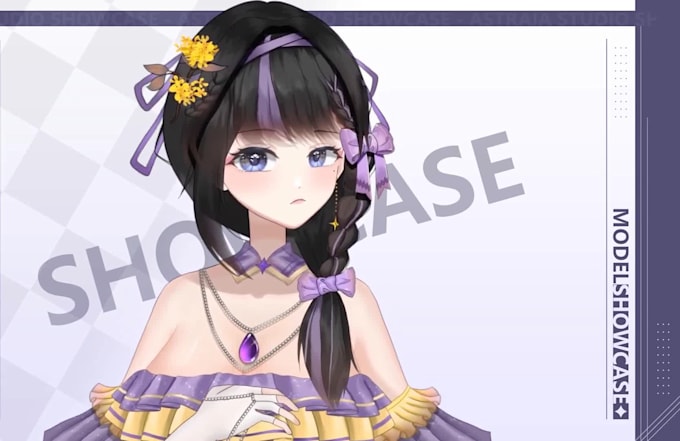 Draw and rig 2d vtuber model, live2d vtuber rigging, 2d animation ...