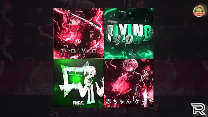 Design an anime youtube, discord banner and profile picture by ...