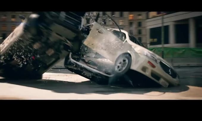 Create a cinematic 3d car chase animation automotive cgi , unreal ...
