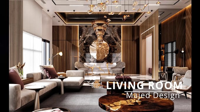 Create interior design room , photorealistic 3d visualization hd rendering by Mohamedmaged89 ...