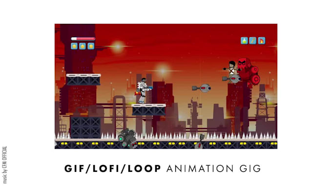 Create a 2d looping animation in any style by Puput_santoso | Fiverr