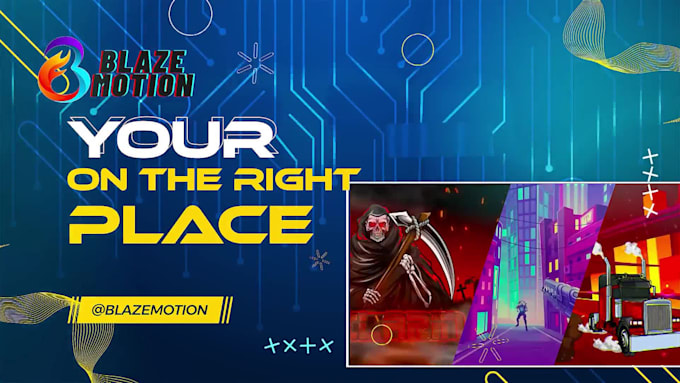 Create cool custom gaming intro for your esport logo twitch, youtube by Blazemotion | Fiverr