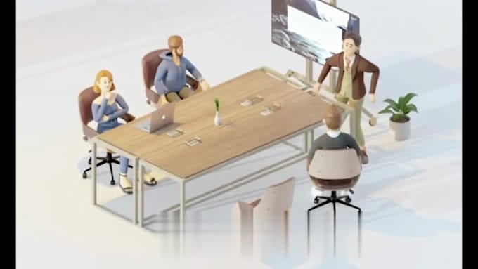 Create a custom 3d isometric animation isometric explainer video 3d illustration by Aamazie | Fiverr