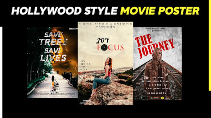 Design a movie or film poster like a hollywood style by Mr_irfan | Fiverr