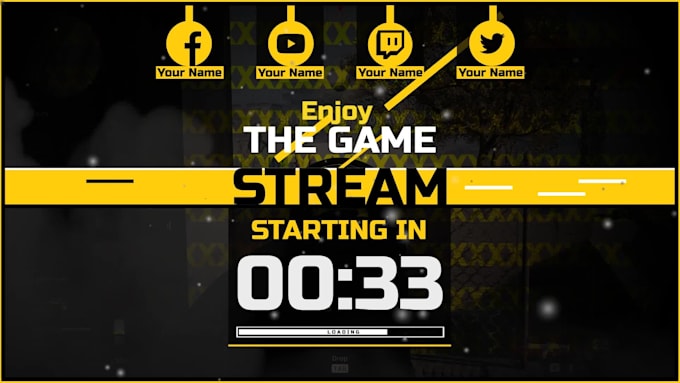 Create countdown timer for gaming stream by Effect3creative | Fiverr