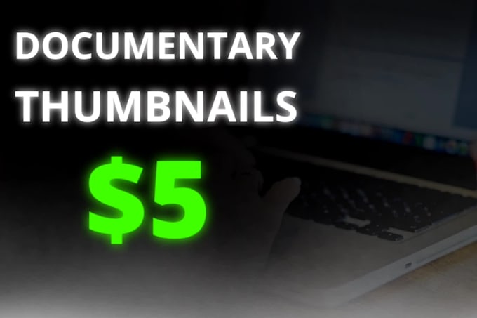 Design documentary youtube thumbnail by Dukeofarts | Fiverr