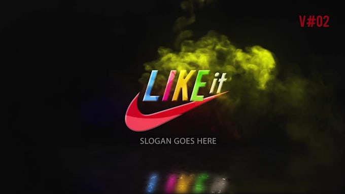 Make colorful smoke logo animation and youtube intro outro video by ...