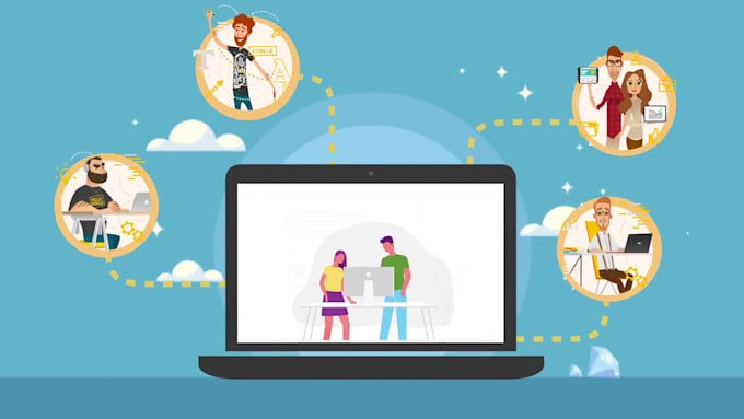 Create 2d animated cartoon explainer video by Dave2d | Fiverr