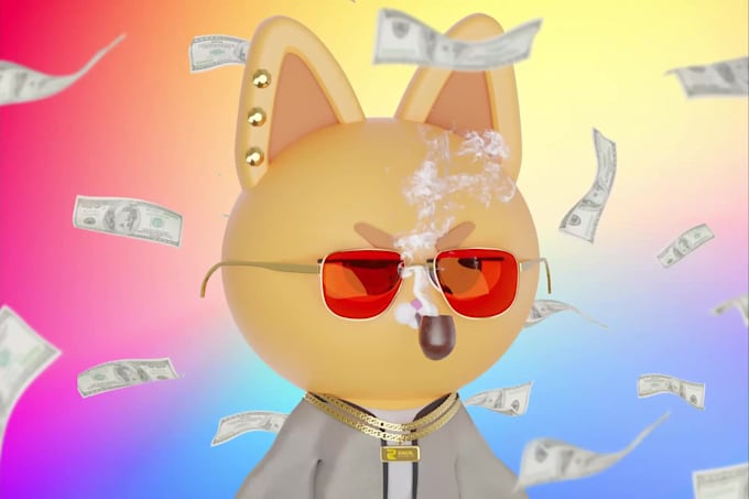 Modeling 3d nft art cartoon realistic character by Ragil_studio | Fiverr