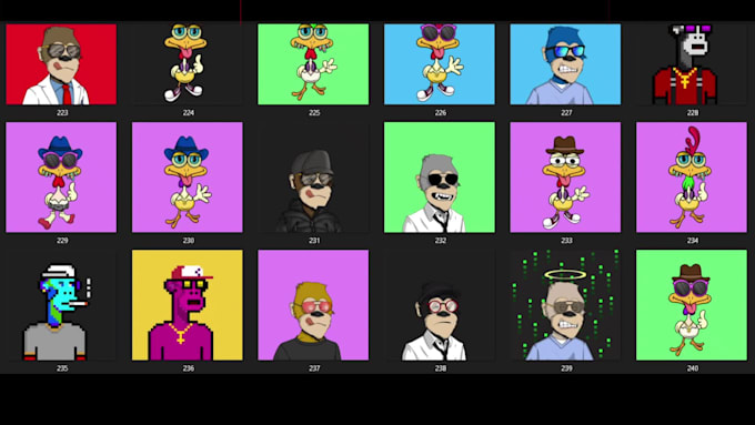 Create nft art and generate a collection with metadata by Weirdo_nft ...