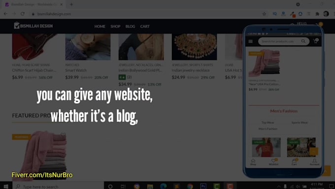 Make your website into android app professionally by Itsnurbro | Fiverr