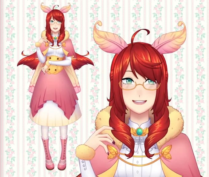 Draw and rig vtuber live2d model, facerig, live2d, vtuber model Draw and rig vtuber live2d model, facerig, live2d, vtuber model