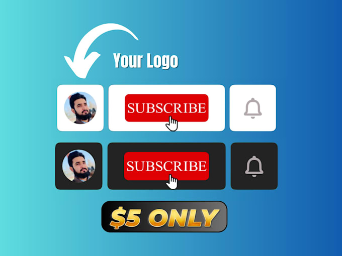 Make an animated youtube subscribe like bell button by Aslambulledi | Fiverr
