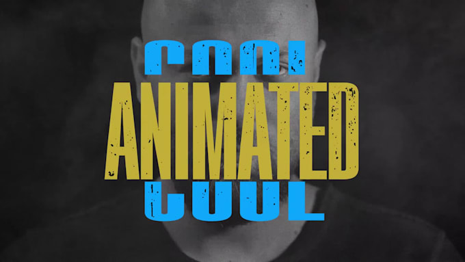 Create a video with text animation kinetic typography and motion graphics by Craftsman221 | Fiverr