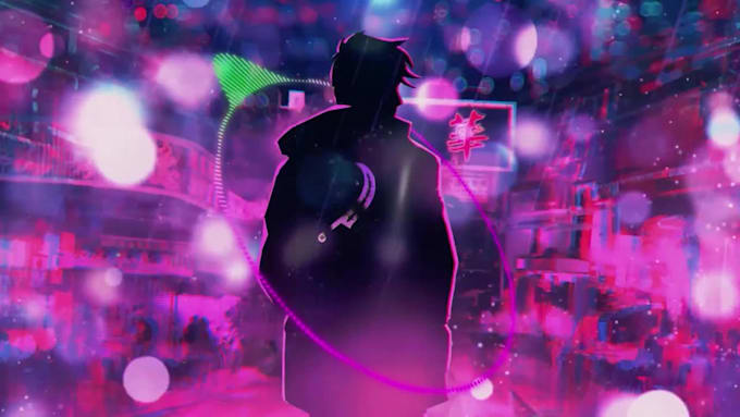 Make a creative animated music visualizer by Korvusmkrt | Fiverr