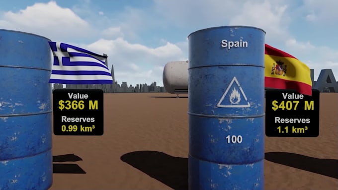 Create viral 3d size comparison video by Moni_ds | Fiverr