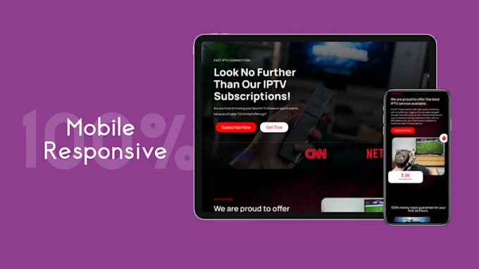 Design professional iptv reseller store website creation by Hero_gad | Fiverr