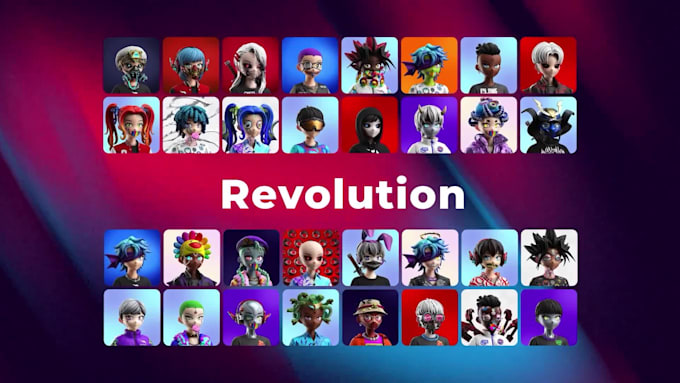 Create unique 3d nft promo video, promo nft video collection by Asc ...