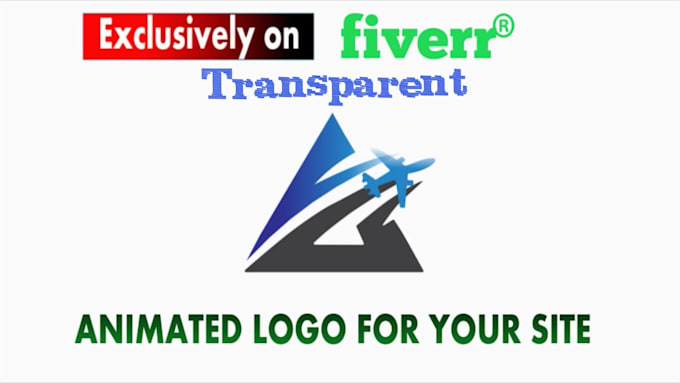 Make transparent animated gif of your logo by Wavelabs | Fiverr