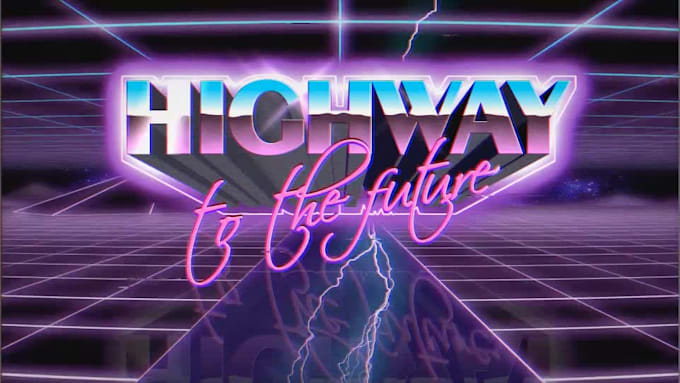 Customize an 80s retro animation with your text or logo by Agornyy | Fiverr