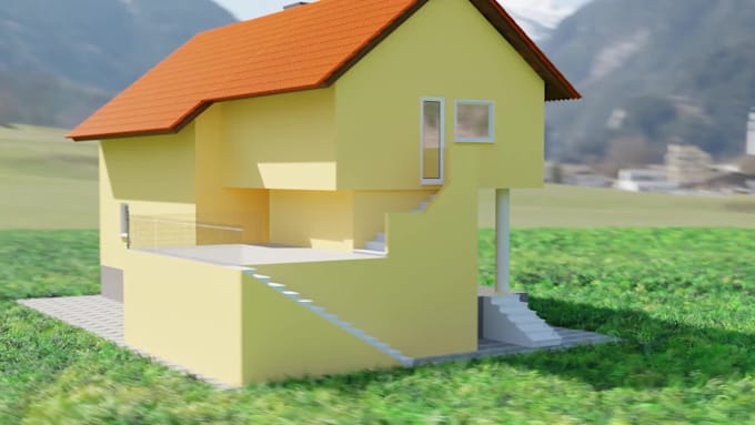 Create and render a 3d model and animation of your building by ...