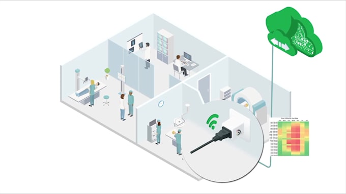 Create engaging 3d saas explainer animation video isometric medical ...