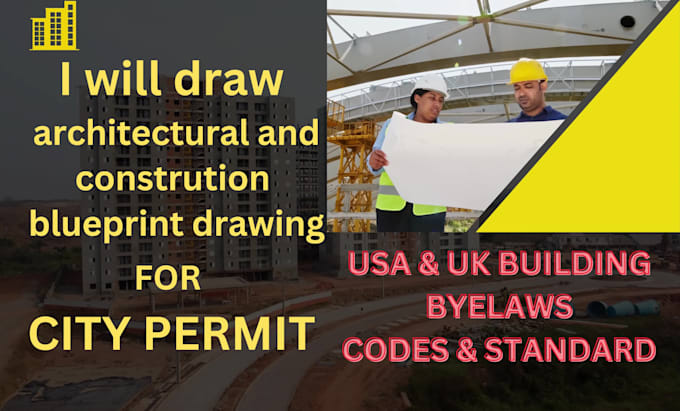 Make architectural and construction drawings for city permit by Cad ...