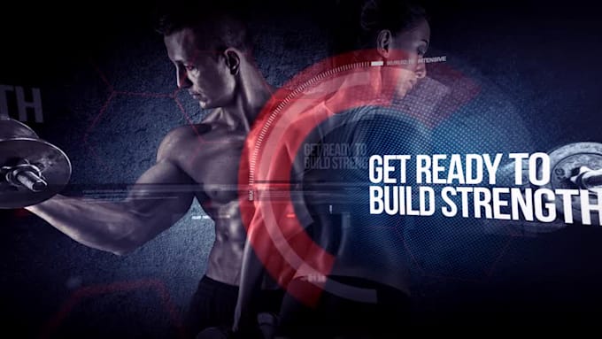 Design best gym fitness broadcast intro video animation by Mubeenawan10 ...
