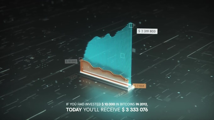 Create a photorealistic 3d blockchain explainer animation video, ico, defi, ieo by Geograffitti ...