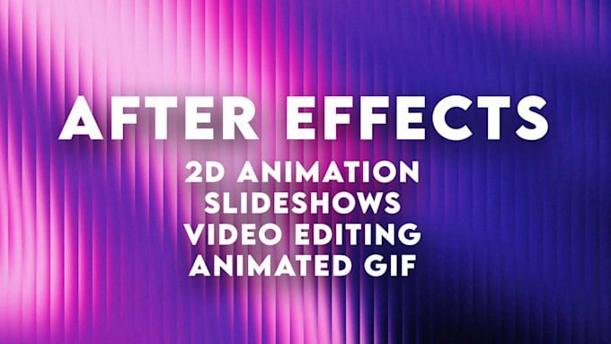 Create any custom animation or edit after effects template by Drendoon ...
