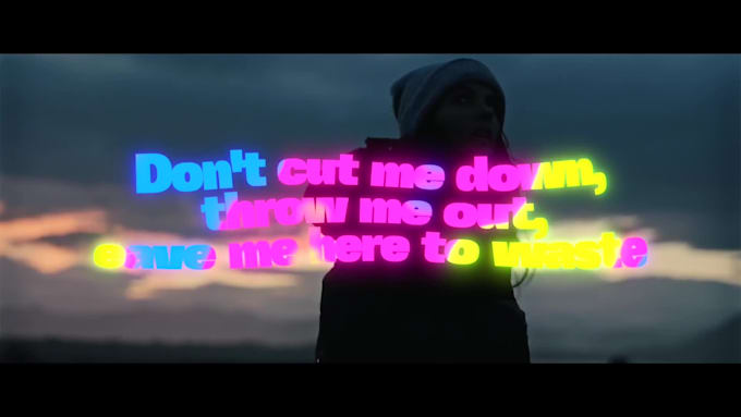 Make an animated lyric video for your song by Retafilms | Fiverr