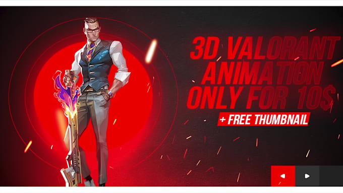 Edit a creative 3d valorant intro animation for you by Vagabondedits ...