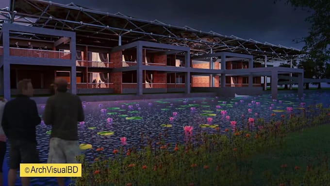 Draw and render architectural 2d plan with autocad,photoshop by ...