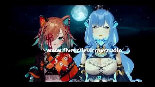 Draw and rig 2d vtuber model, live2d, 2dvtuber rigging, vrchat, vtuber ...